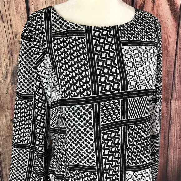 Collective Concepts | Dresses | Stitch Fix Large Peplum Mixed Pattern ...